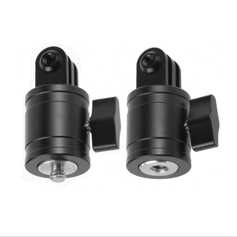 หัวอแดปเตอร์หมุนได้360องศา (รุ่นรูสกรู/หัวสกรู ขนาด1.4”)สำหรับกล้องโก ...