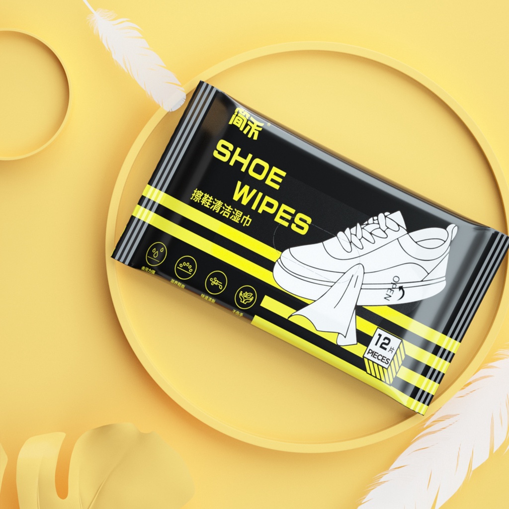 พร้อมส่ง ผ้าเช็ดทำความสะอาดรองเท้า ไม่ต้องซักรองเท้า Quick wipes Sneaker wipes แผ่นเช็ดทำความ ...