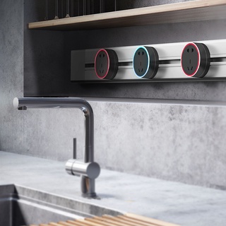 Avoir Wall Track Socket Kitchen Office Power Outlets 40cm 60cm 80cm ...