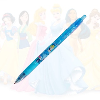 ปากกา ลาย Disney Princess Gel Pen หมึกเจล สีน้ำเงินน้ำเงิน แบบกด PRC ...