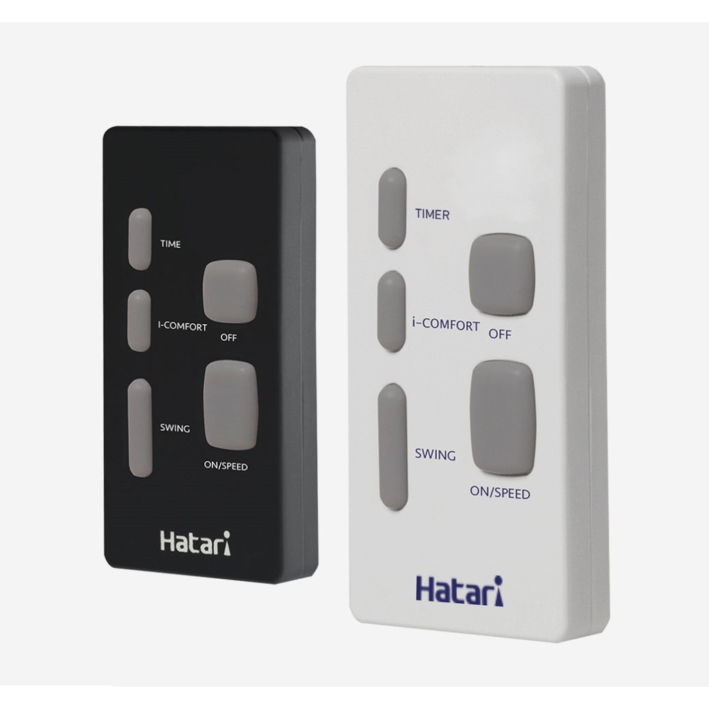 รีโมทพัดลม ติดผนัง Hatari HT-W16R6 i-Comfort อะไหล่แท้ฮาตาริ พร้อมถ่าน ...