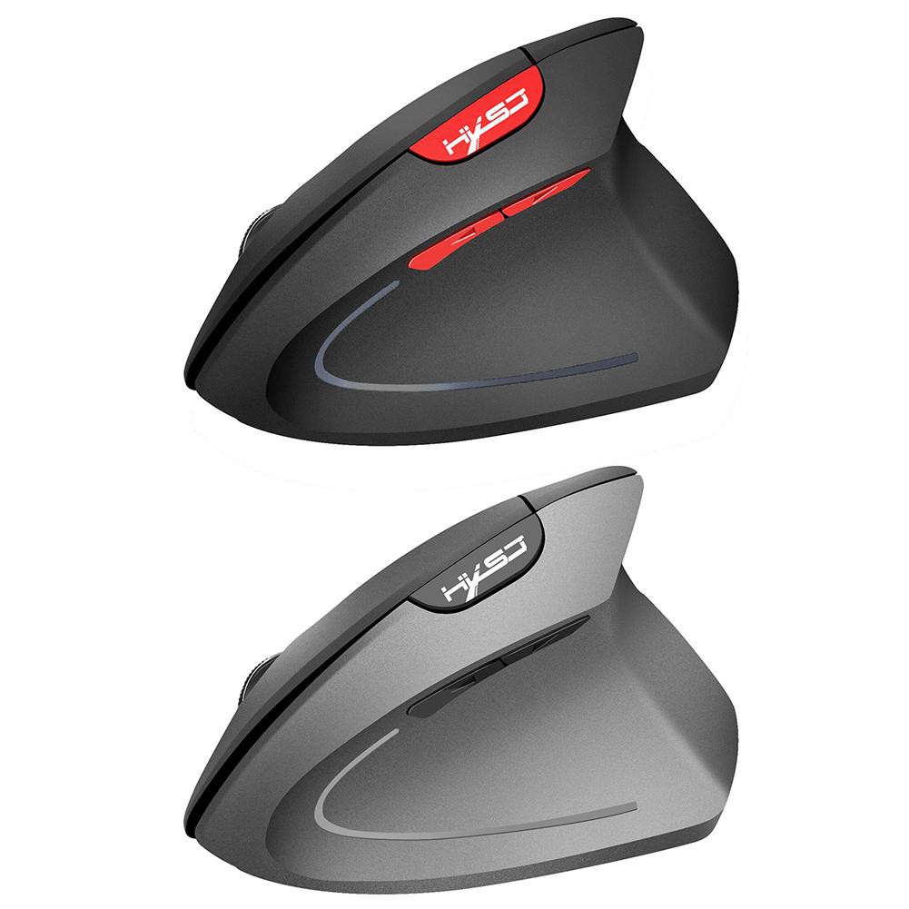 T24 Wireless Ergonomic Vertical Mouse 2400DPI 6 Keys Optical Mice for ...
