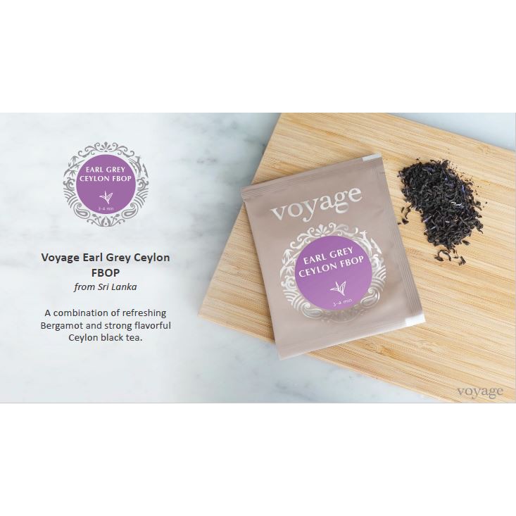 ชา โวยาจ พีระมิด Voyage Tea Pyramid with String & Tag 1 กล่อง 30 ซอง ...