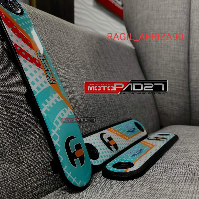 YAMAHA FAZZIO PREMIUM SAMPIN FRONT SIDE PANEL นูน RESIN STICKER ...