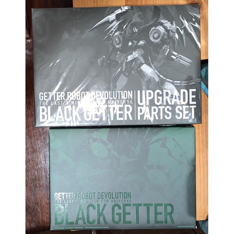 Riobot Getter Robot Devolution Universe Black Getter + Upgrade Parts ...