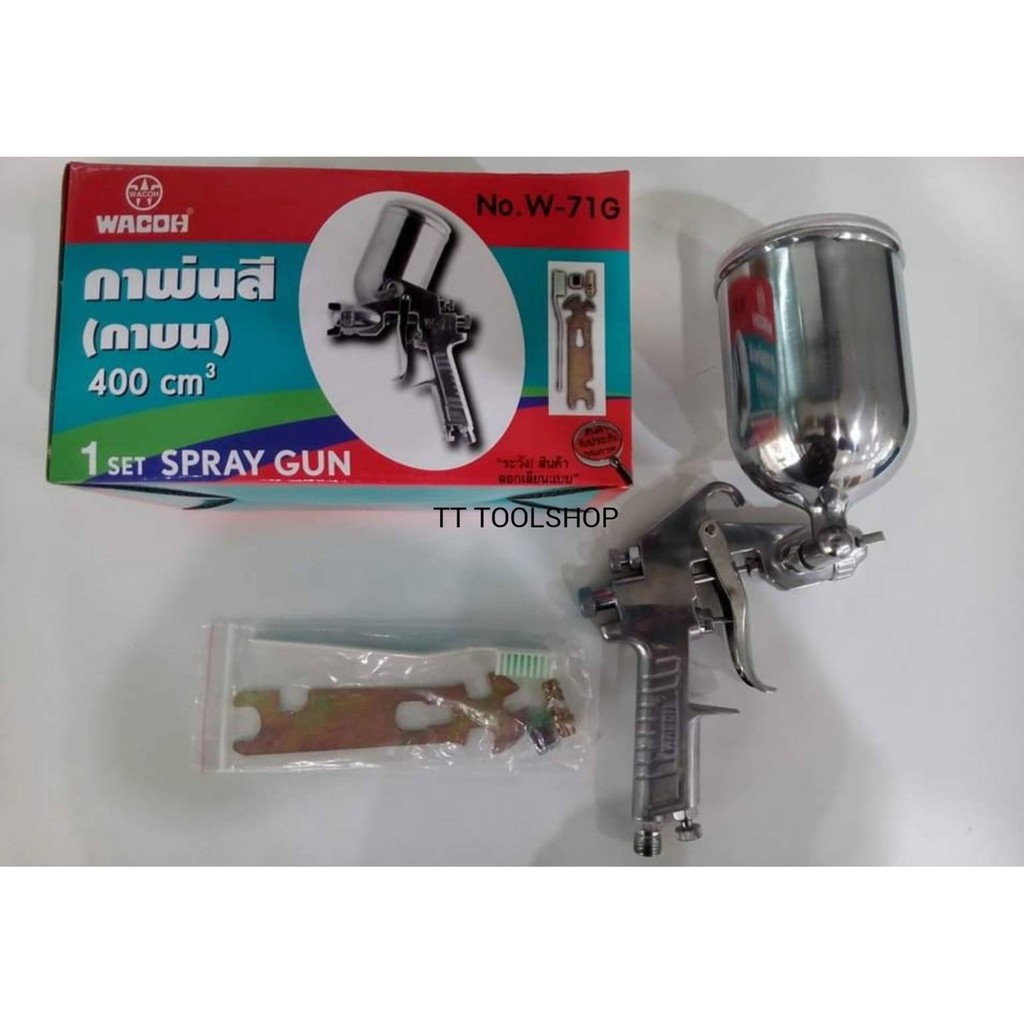 META กาพ่นสี หาพ่นสีถังบน กาพ่นสีหงาย กาพ่นสีกาบน 400 ซีซี. รุ่น W71G ( Spray Gun ) ส่งด่วน ส่ง ...