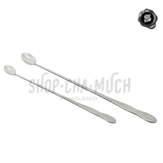 ช้อนน้ำปั่น ช้อนโซดา หน้ากว้าง 2.5x4 ซม. ยาว 2 ขนาด 20 ซม. SP2520/ 32 ...
