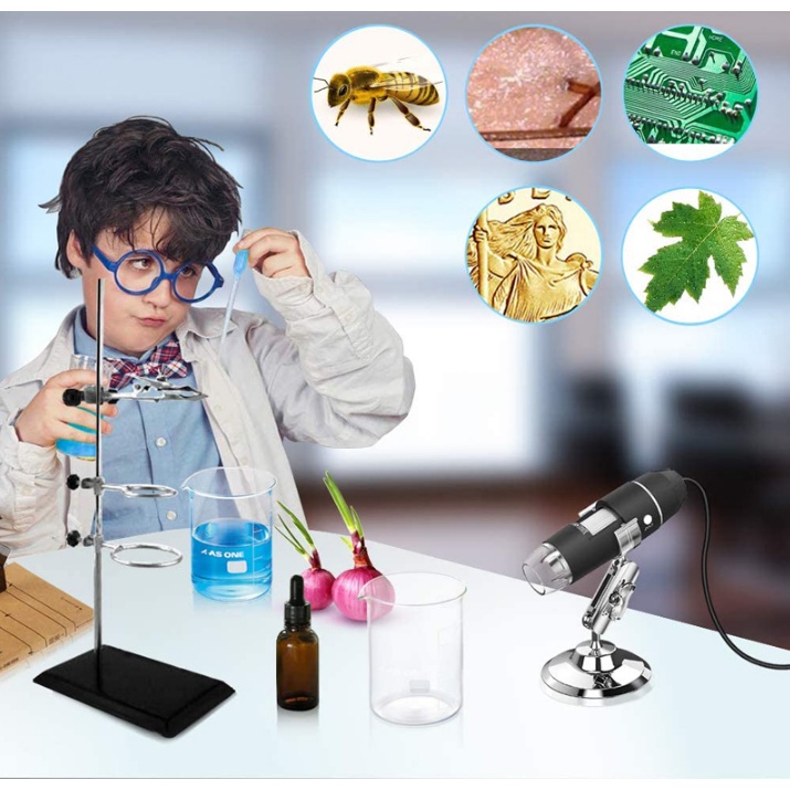 สินค้าพร้อมส่ง HD 1080P WIFI ดิจิตอล 1000X USB กล้องจุลทรรศน์แว่นขยาย ...