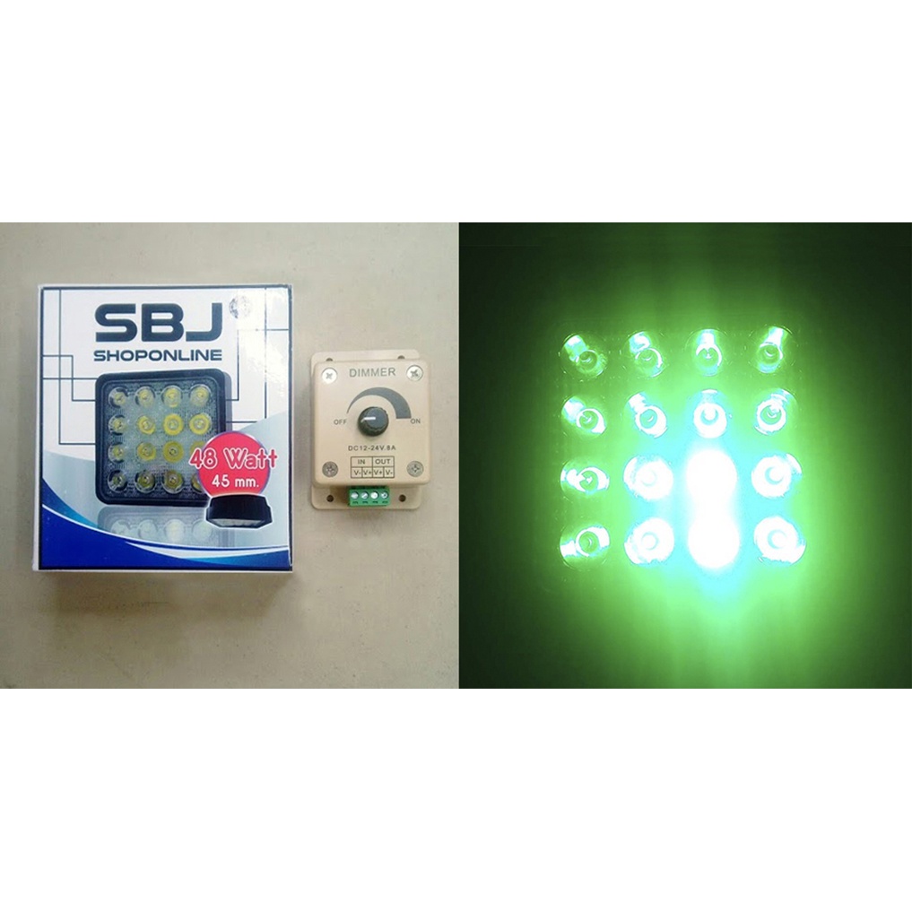 ส่งฟรี!! ไฟตกหมึก SBJ อุปกรณ์ตกปลา LED 3030 แท้ มีขายที่ Shopee แล้ว ...