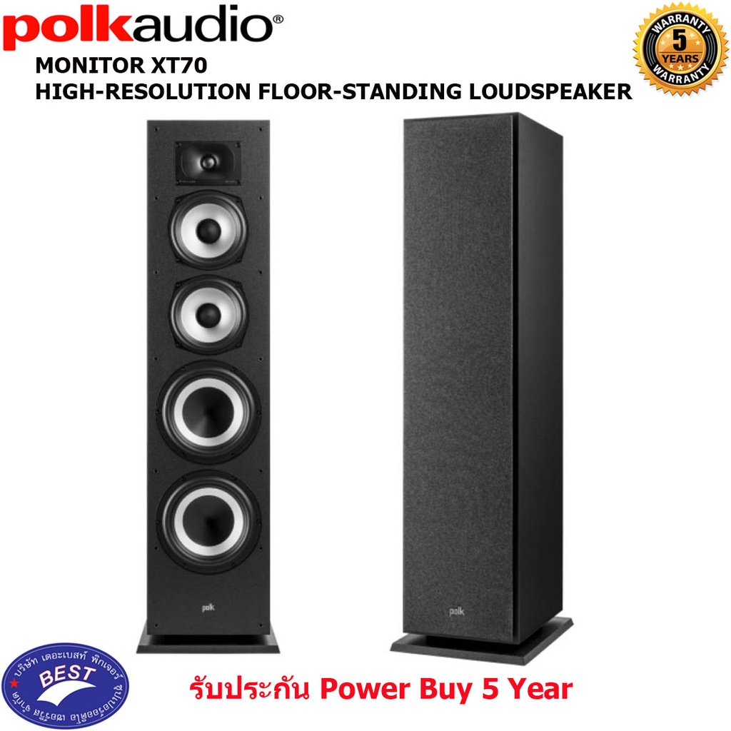 POLK MONITOR XT70 HIGH-RESOLUTION FLOOR-STANDING LOUDSPEAKER | Shopee ...