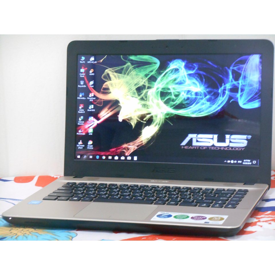 โน๊ตบุ๊คมือสอง ASUS CPU Celeron N3350 (2.40 GHz) จอ14” แรม4+HDD 500 ...