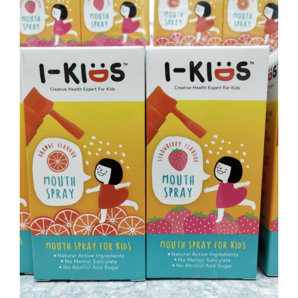 165/ขวด i-KIDS Mouth Spray สเปรย์พ่นสำหรับเด็ก 15ml พร้อมส่ง มี 2 รสให้ ...