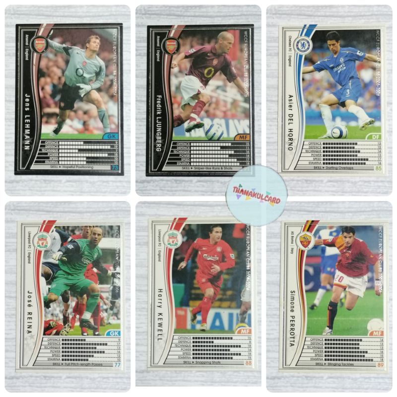 การ์ดฟุตบอล PANINI WCCF 2005-2006 (จำหน่ายแยกใบ) | Shopee Thailand