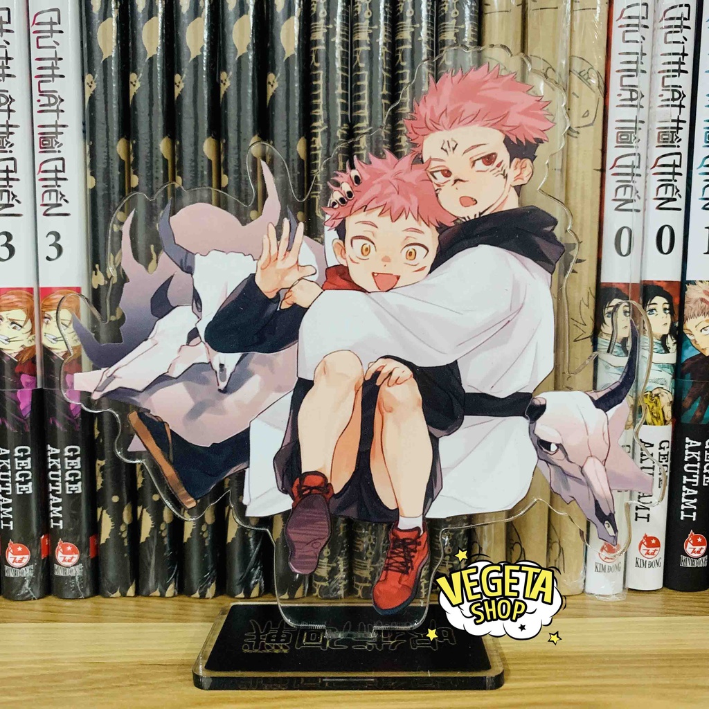 Standee อะคริลิค Mica 2 ด ้ านรูปปั ้ น Jujutsuuka Itadori Sukuna Gojo ...