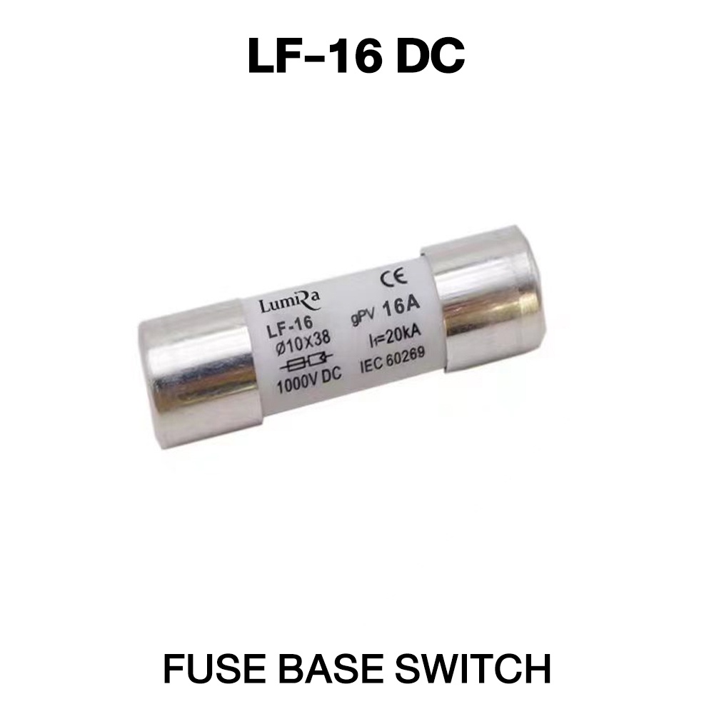 Fuse ฟิวส์ สำหรับโซลาร์เซลล์ DC 1000V 16A 20A 32A for Solar Power LF-16 ...