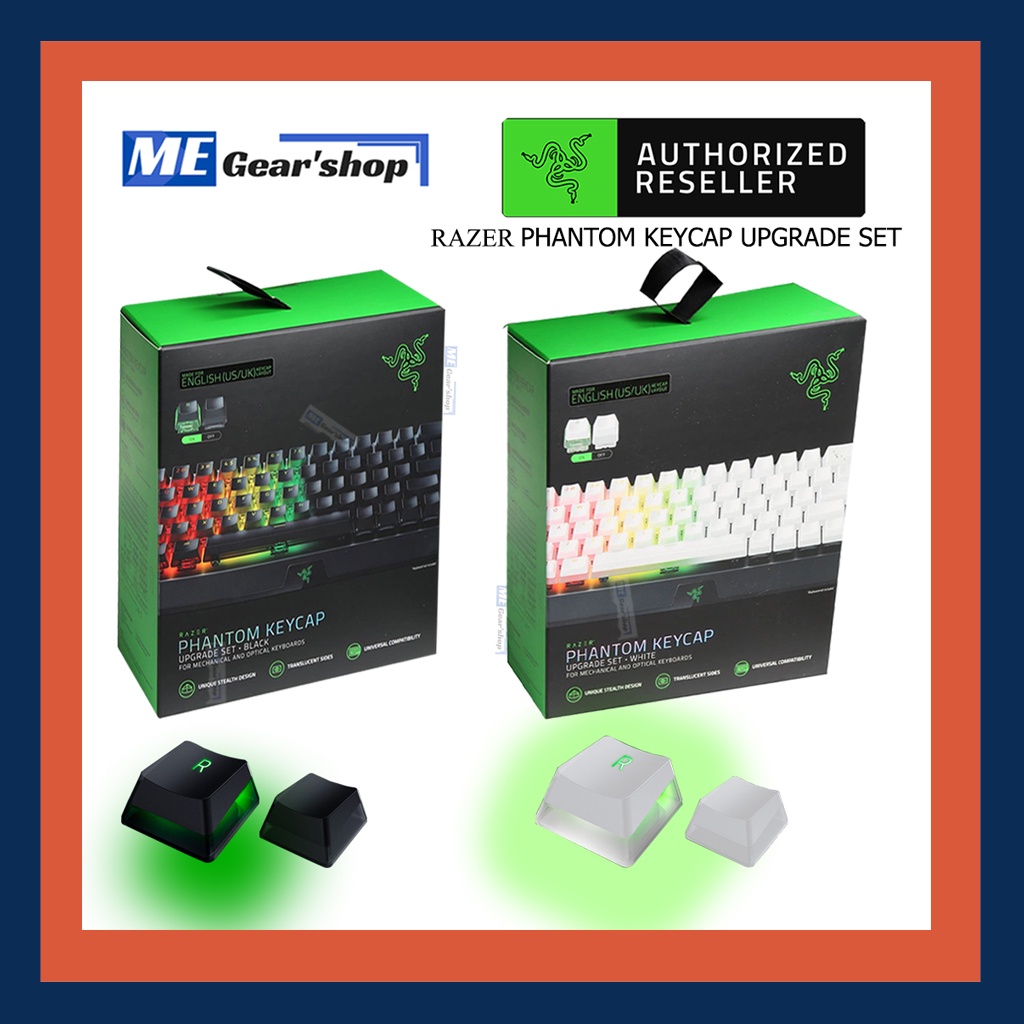 พร้อมส่ง📌 Razer PHANTOM KEYCAP UPGRADE SET ขาว/ดำ ของแท้ 1000% ของใหม่ ...