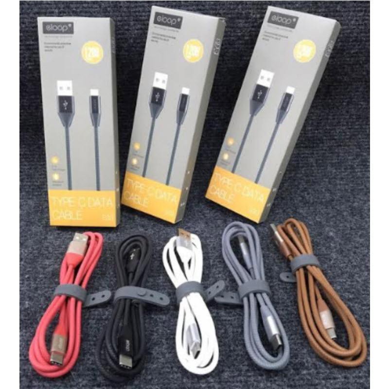 สายชาร์จ Eloop S33 1.2m Type-C cable | Shopee Thailand