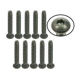 3Racing TS-BSM318S M3 x 18 Titanium Button Head Hex Socket - Self ...