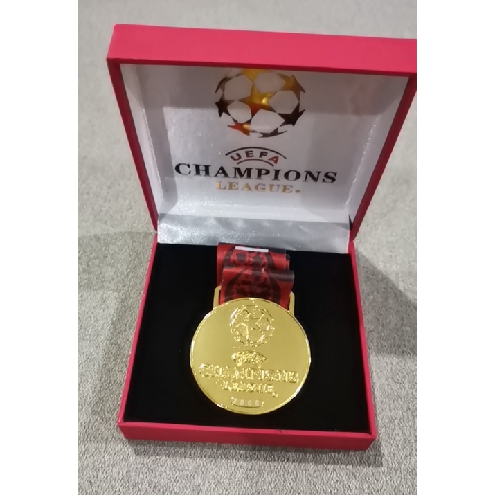 Ucl 2005 CHAMPIONS LEAGUE FINAL ISTANBUL GOLD MEDAL WINNER LIVERPOOL ...