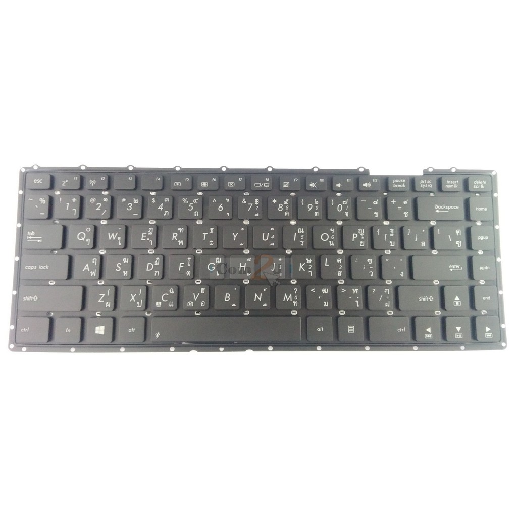 KEYBOARD คีย์บอร์ด [ไทย-อังกฤษ] ASUS k455 K455L X452 X453S X451C X451 ...