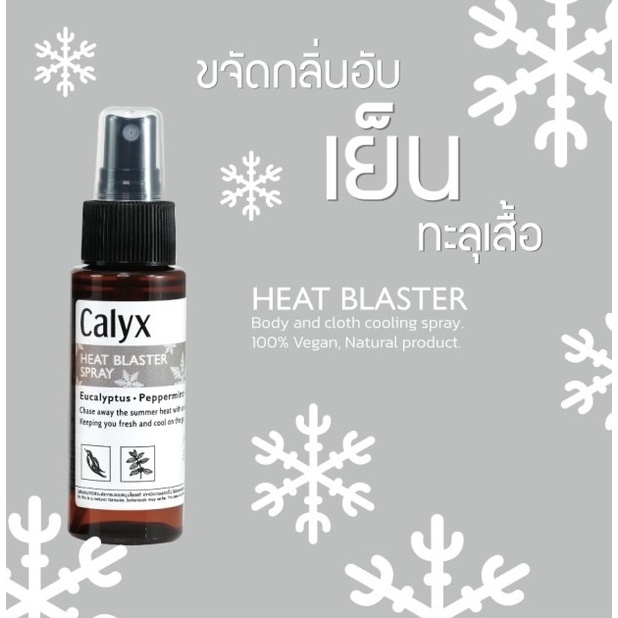 สเปรย์เย็นแบบไม่มีสารเคมี สําหรับฉีดผิวหนังโดยตรง Calyx Heat Blaster ...
