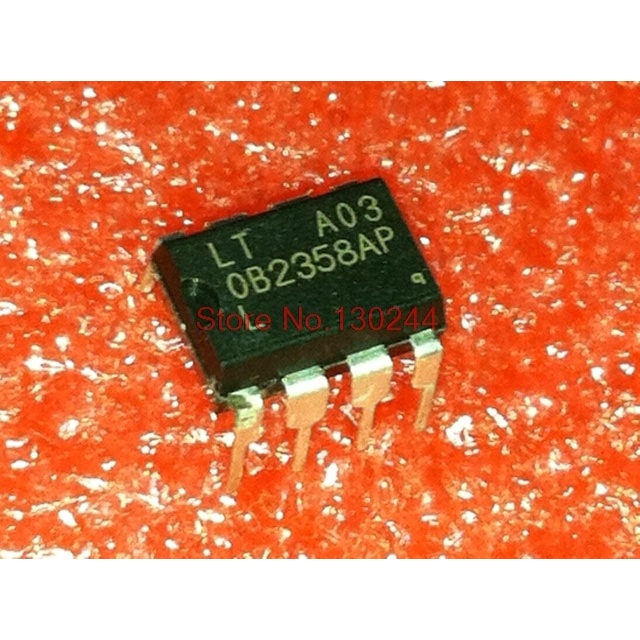10 ชิ้น/ล็อต OB2358 2358 DIP-8 โหมดปัจจุบัน PWM Controller IC OB2358AP ...