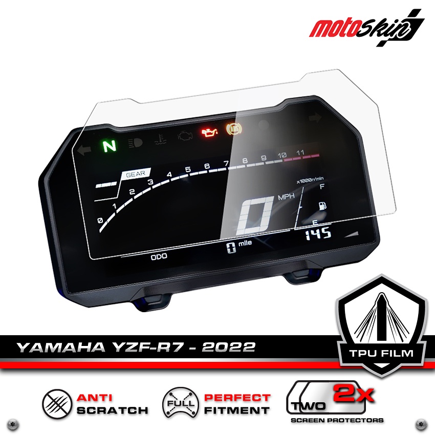 ฟิล์มกันรอยหน้าปัด YAMAHA YZF-R7 / 2022 PRO TPU Dashboard Protection ...