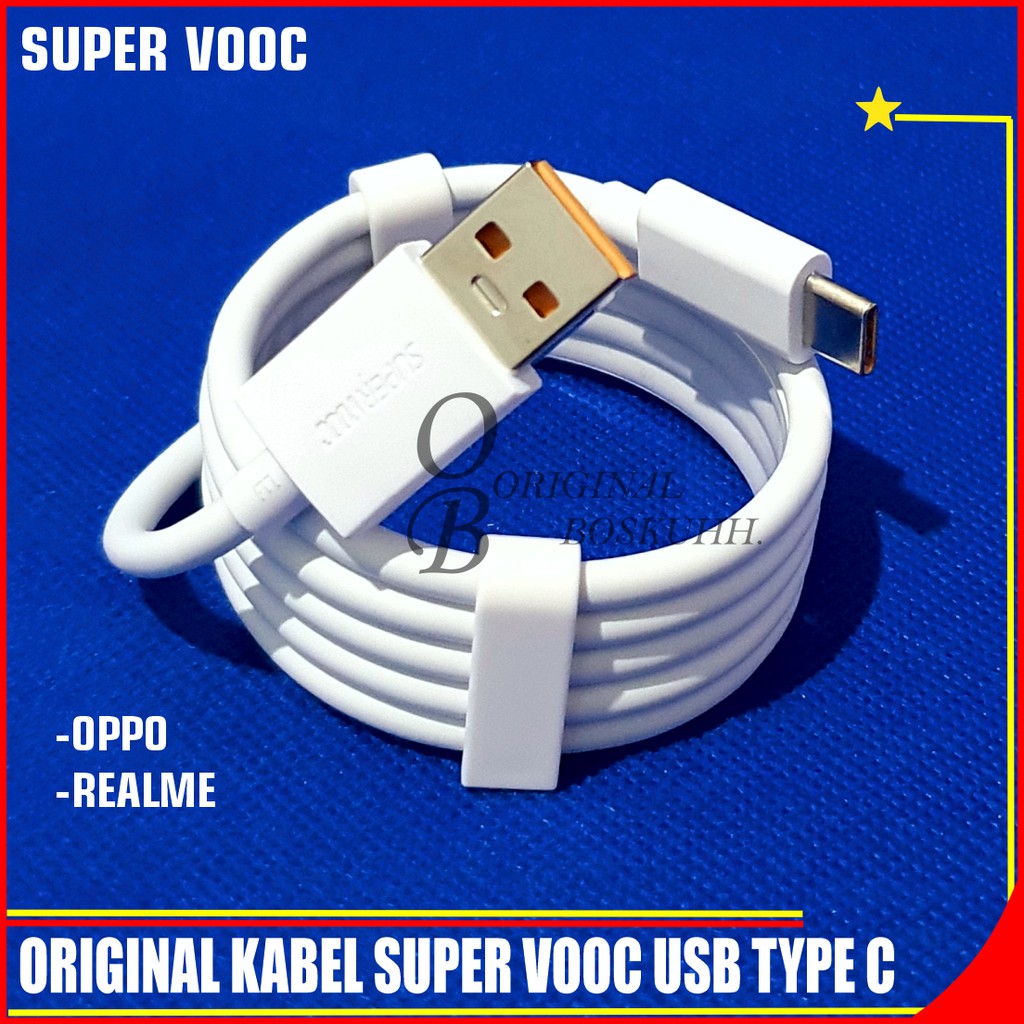 Realme 5 Pro XT USB C SUPER VOOC Data Cable ของแท ้ 100 % | Shopee Thailand