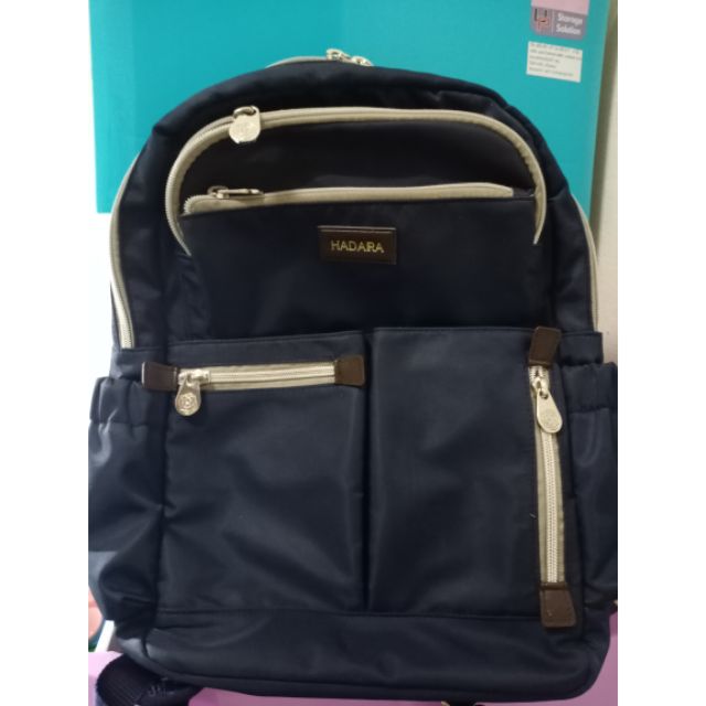 (มือสอง) กระเป๋า Hadara chapter 49 สีกรมเนวี่ | Shopee Thailand