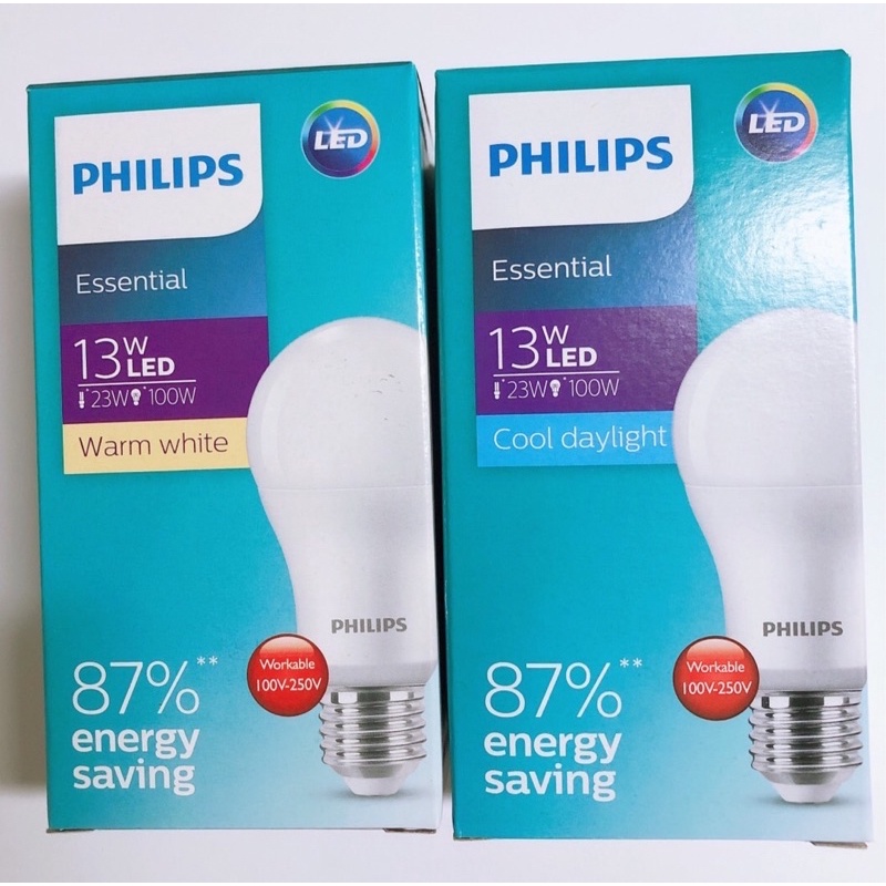หลอดไฟ LED Philips 13W ขั้ว E27 | Shopee Thailand