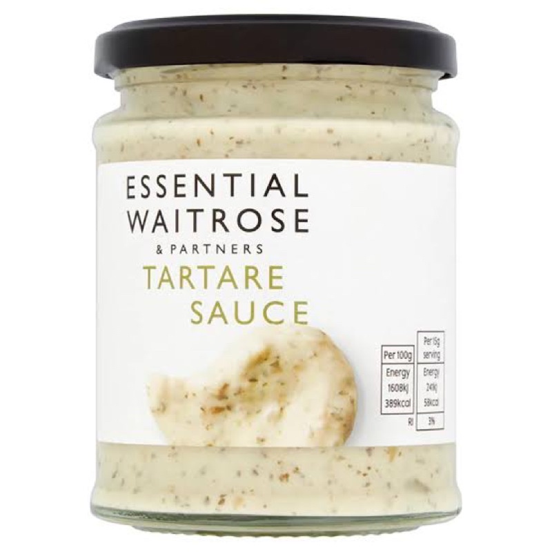 Essential Waitrose tartare sauce ทาร์ทาร์ซอส ซอสจิ้มอาหารทะเล ขนาด 290g ...