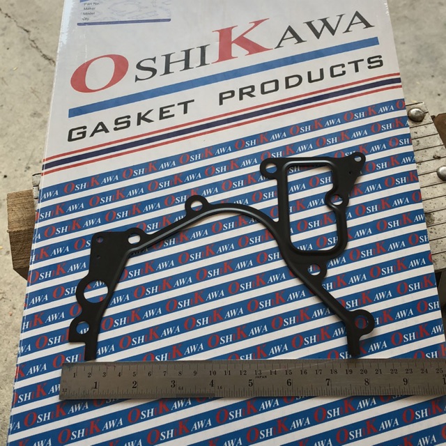 ปะเก็นฝาหน้า เครื่อง ตัวบน nissan ZD30 frontier 3.0L 押川製ガスケット工場、タイ製 ...