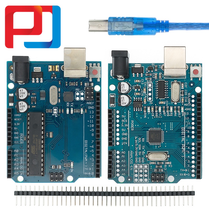 แผ่นบอร์ดโมดูล DIP UNO R3 Rev3 V3 Atmel ATMEGA328P Plug and Play (ไม่ ... แผ่นบอร์ดโมดูล DIP UNO R3 Rev3 V3 Atmel ATMEGA328P Plug and Play (ไม่ ...