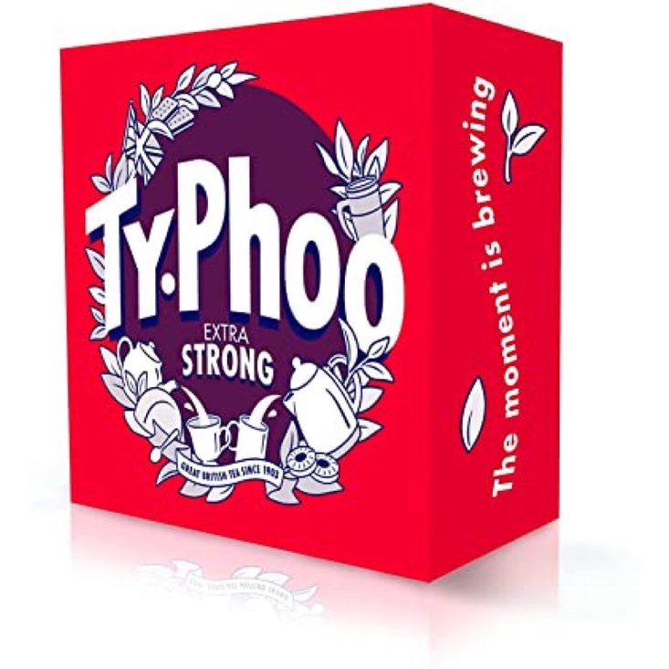 Typhoo Teas 4 Varieties One Cup, Regular, Extra Strong and Gold ...