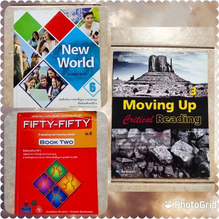 หนังสือเรียน ม.6 New World student book FIFTY-FIFTY MOVing up Critical ...
