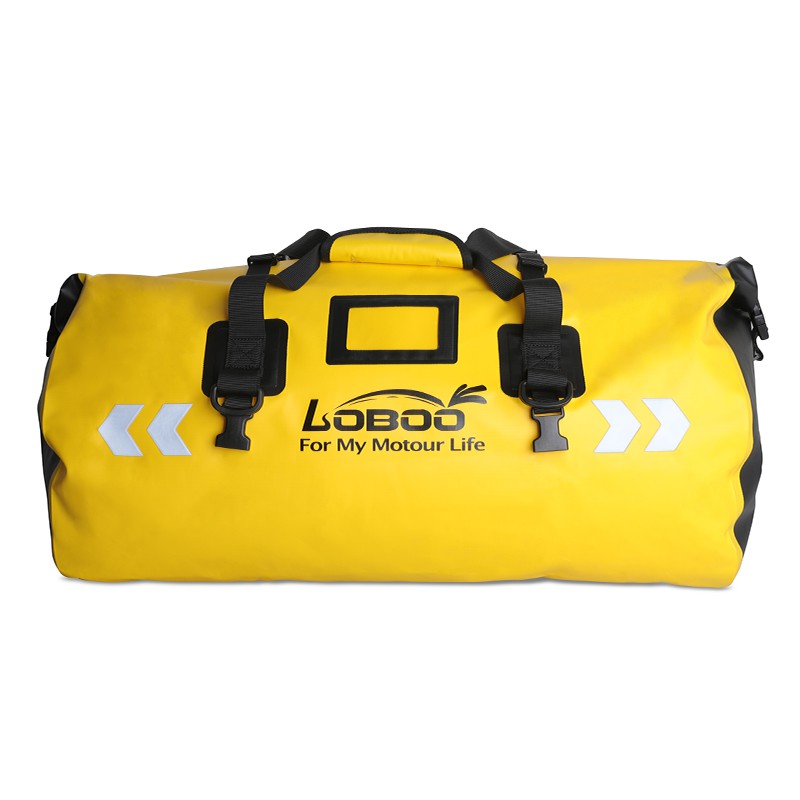 LOBOO Carrot Motorcycle Rear Bag, Motorcycle Waterproof Bag, Helmet Bag ...