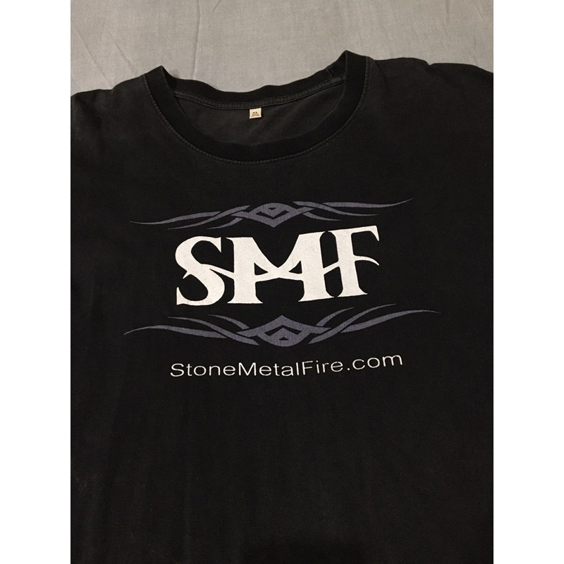เสื้อยืดพิมพ์ลายแฟชั่น เสื้อวง SMF หินเหล็กไฟ | Shopee Thailand
