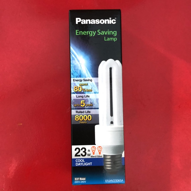 หลอดตะเกียบ Panasonic 23W พานาโซนิค หลอดประหยัดไฟ รุ่น แสงคูลเดย์ไลท์ ...