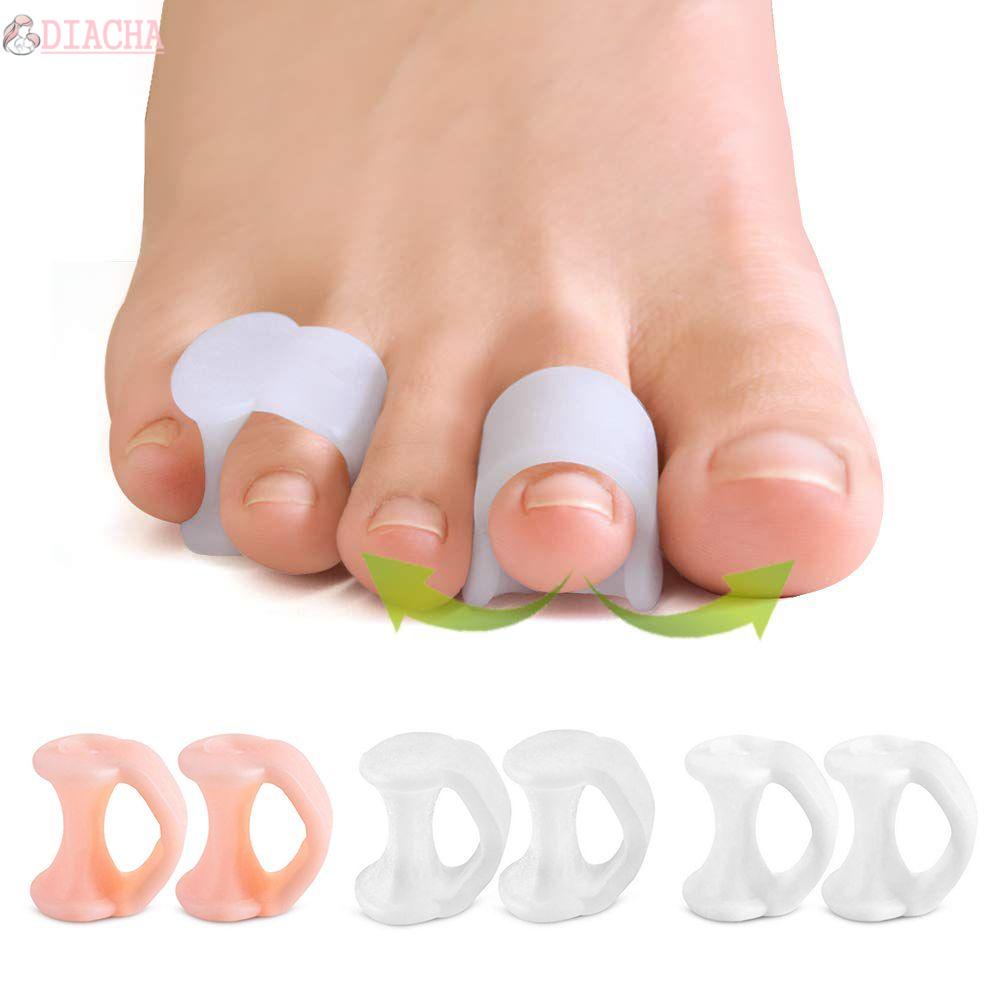 DIACHA 1Pair Relief Foot Pain Toes Separator Feet Pads Foot Fingers Toe ...