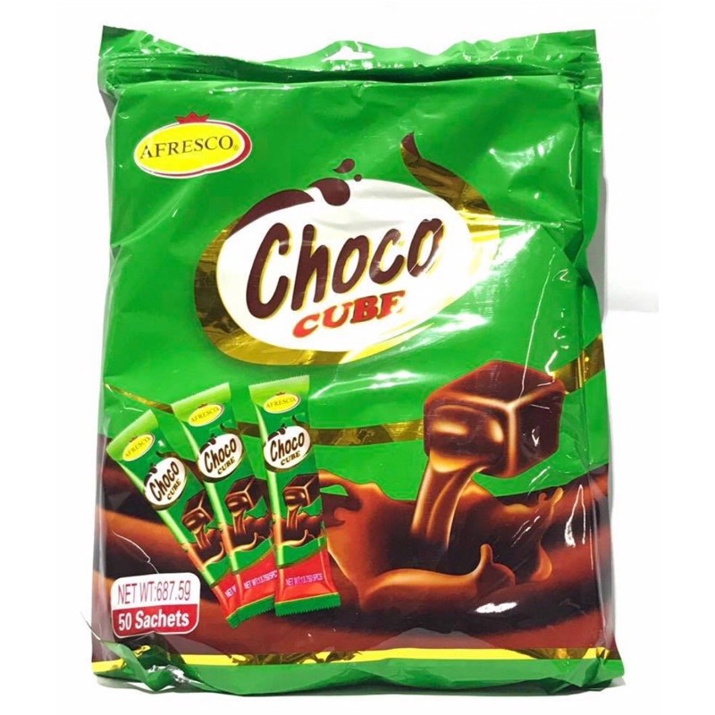 Choco cube ซอง ช็อกโกแลตอัดแท่ง | Shopee Thailand