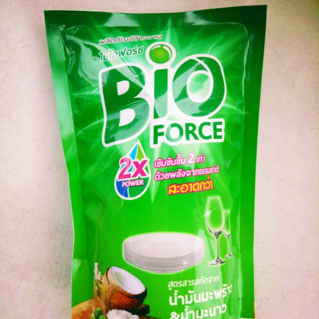 น้ำยาล้างจาน Bio force | Shopee Thailand