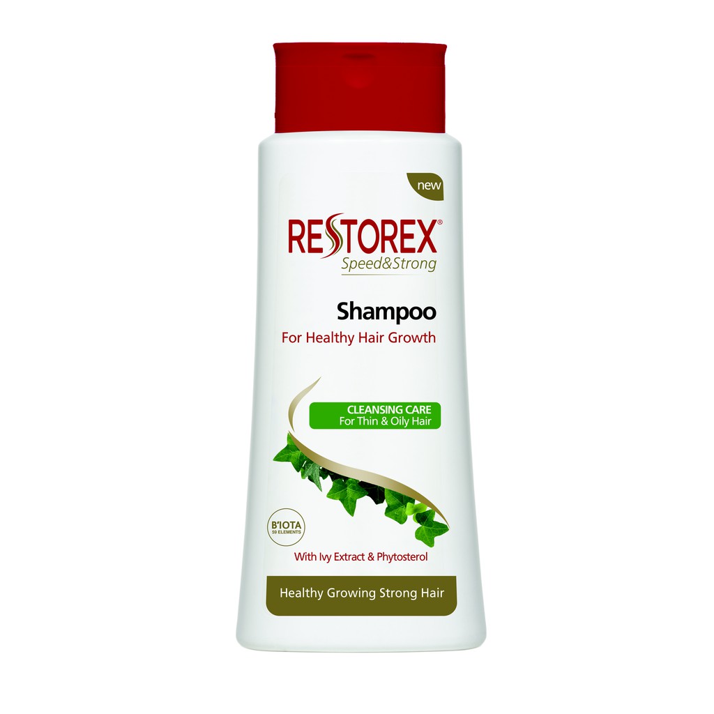 Restorex Shampoo Repairing thin and oily Hair 400 mแชมพูสูตร ผมบางและ ...