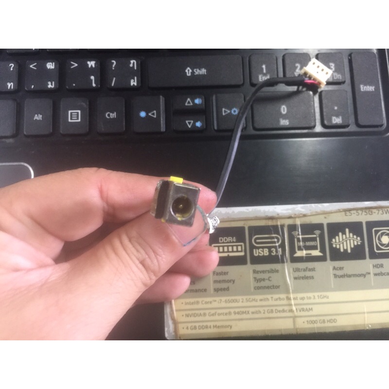 Dc-Jack notebook acer E5-575G มือสอง | Shopee Thailand