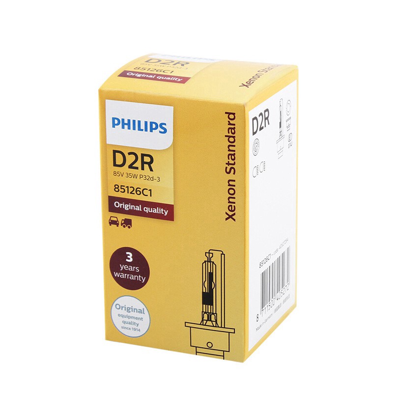 Philips Standard Xenon Bulbs D1S D1R D2S D2R D3S D4S D4R D5S ไฟหน้ารถ ...