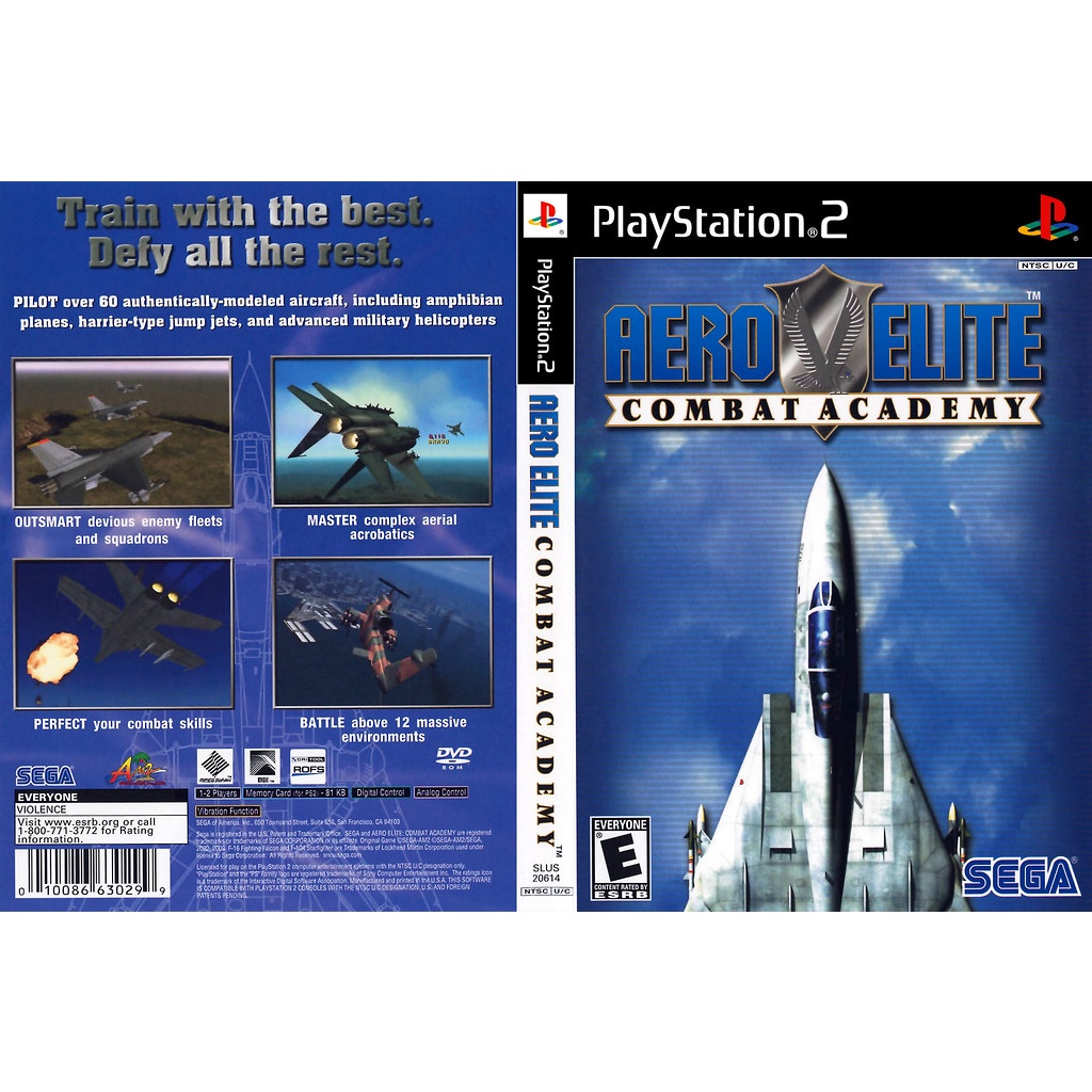 แผ่นเกมส์ PS2 Aero Elite Combat Academy คุณภาพ ส่งไว (DVD) | Shopee ...