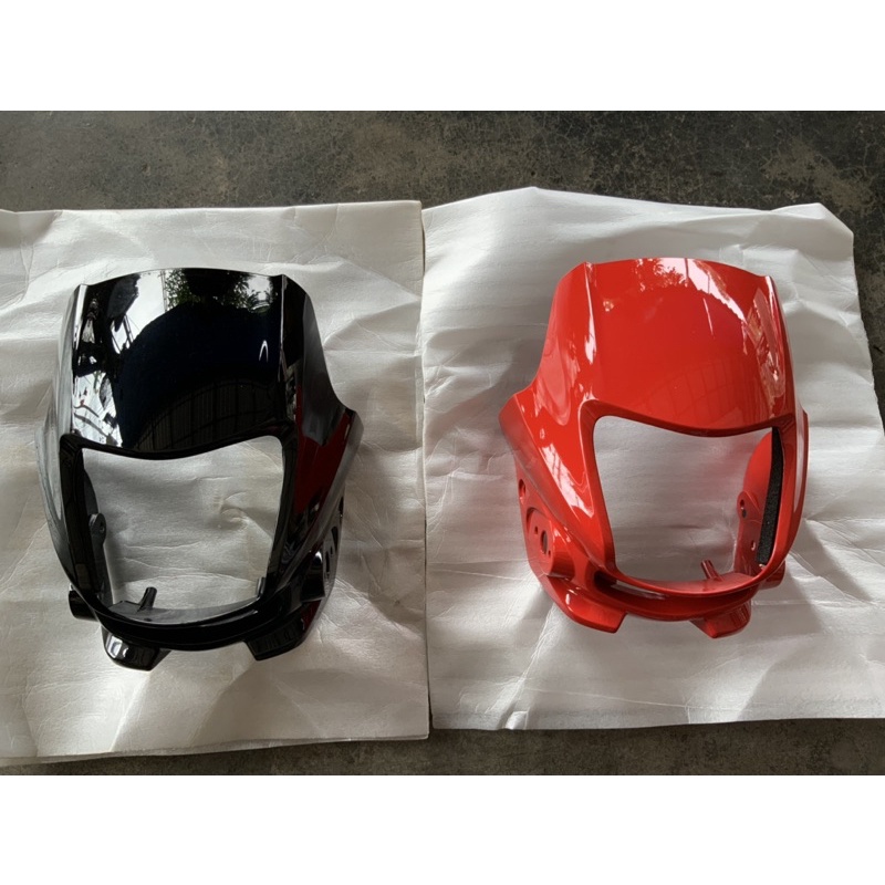 หน้ากากหน้า HONDA NICE110 แท้ศูนย์ หน้ากากหน้าไนท์110 สีแดง/สีดำ ...