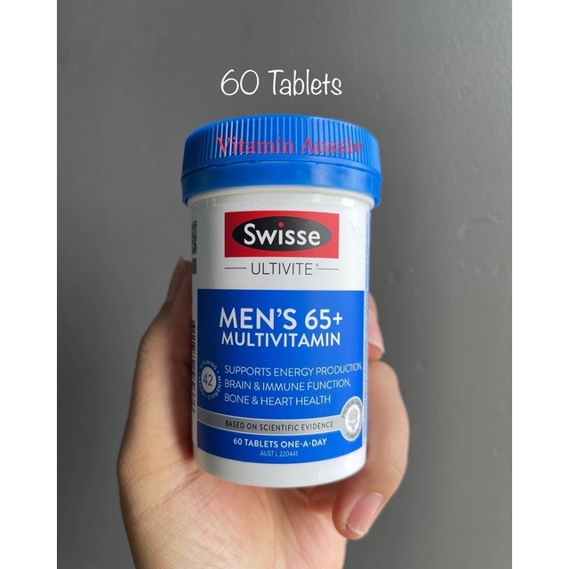 Swisse Ultivite Men's 65+ Multivitamin 60 เม็ด | Shopee Thailand