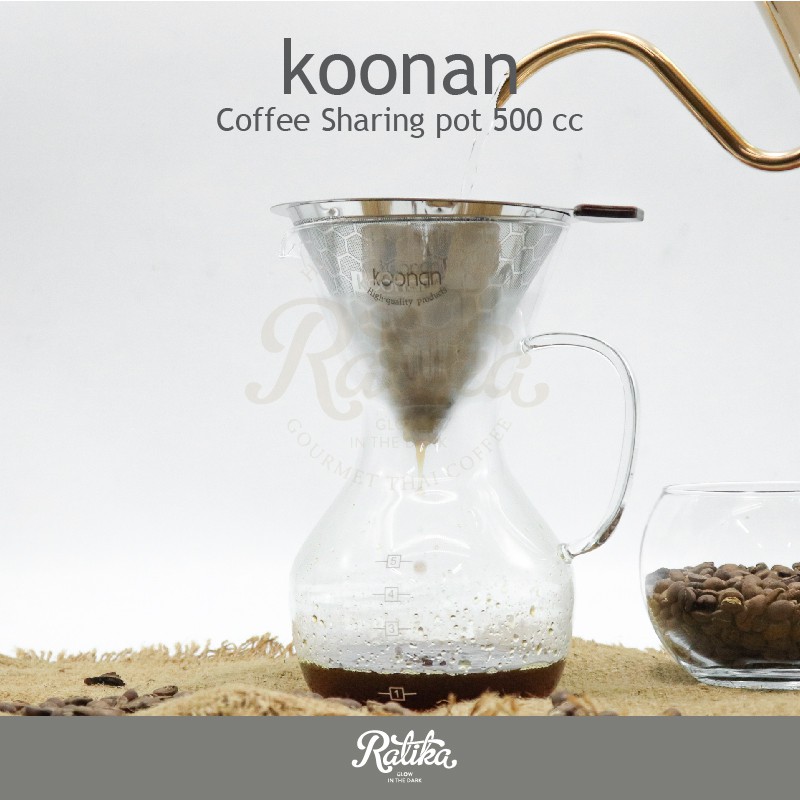 Ratika | Koonan KN-9910 Coffee Sharing pot 500 cc. | Shopee Thailand
