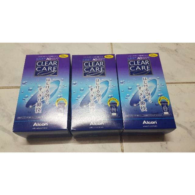 (พร้อมส่ง) AOSEPT Clear Care น้ำยาล้างคอนแทคเลนส์ 90ml + ตลับ | Shopee Thailand