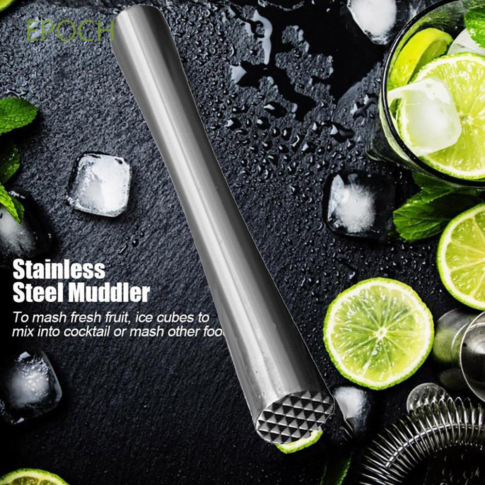 EPOCH Durable Cocktail Muddler DIY Bar Tool Wine Mixing Stick Ice ...